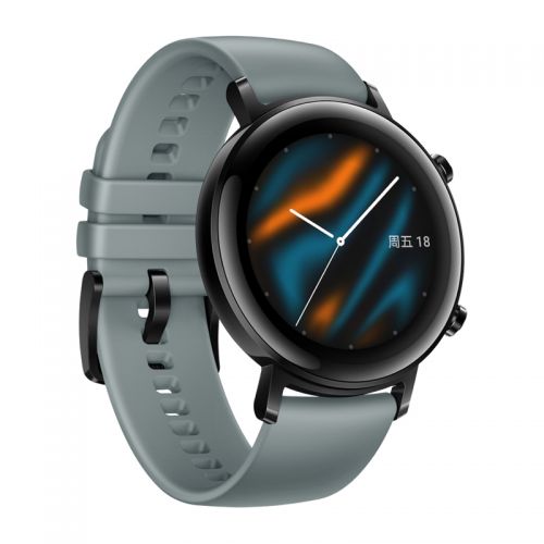 【华为ltn B19】华为（huawei）watch Gt2 智能手表 黑色氟橡胶表带ltn B19（曜石黑）